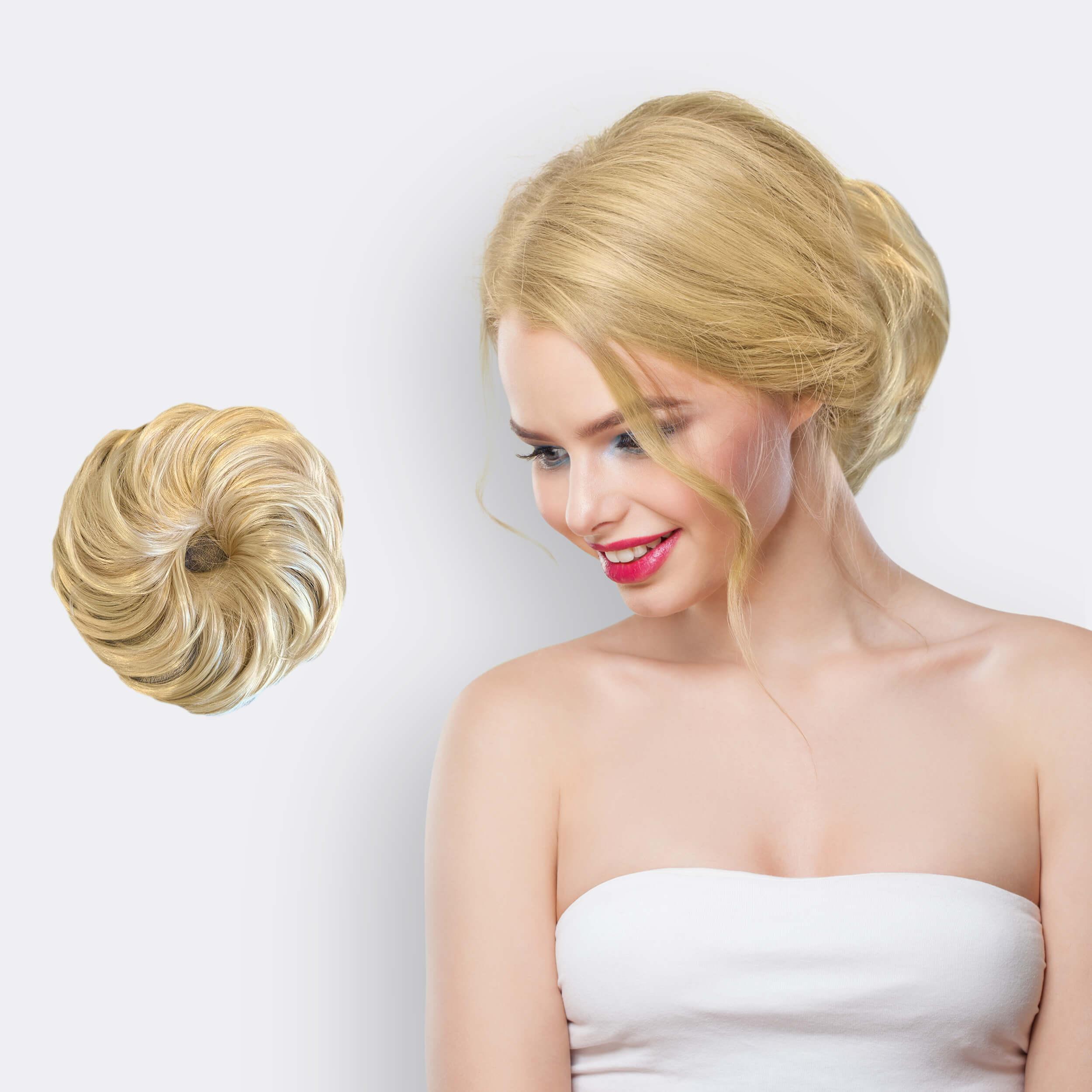 Löshår i tofs - Tangled Straight Scrunchie från Tangled Sweden